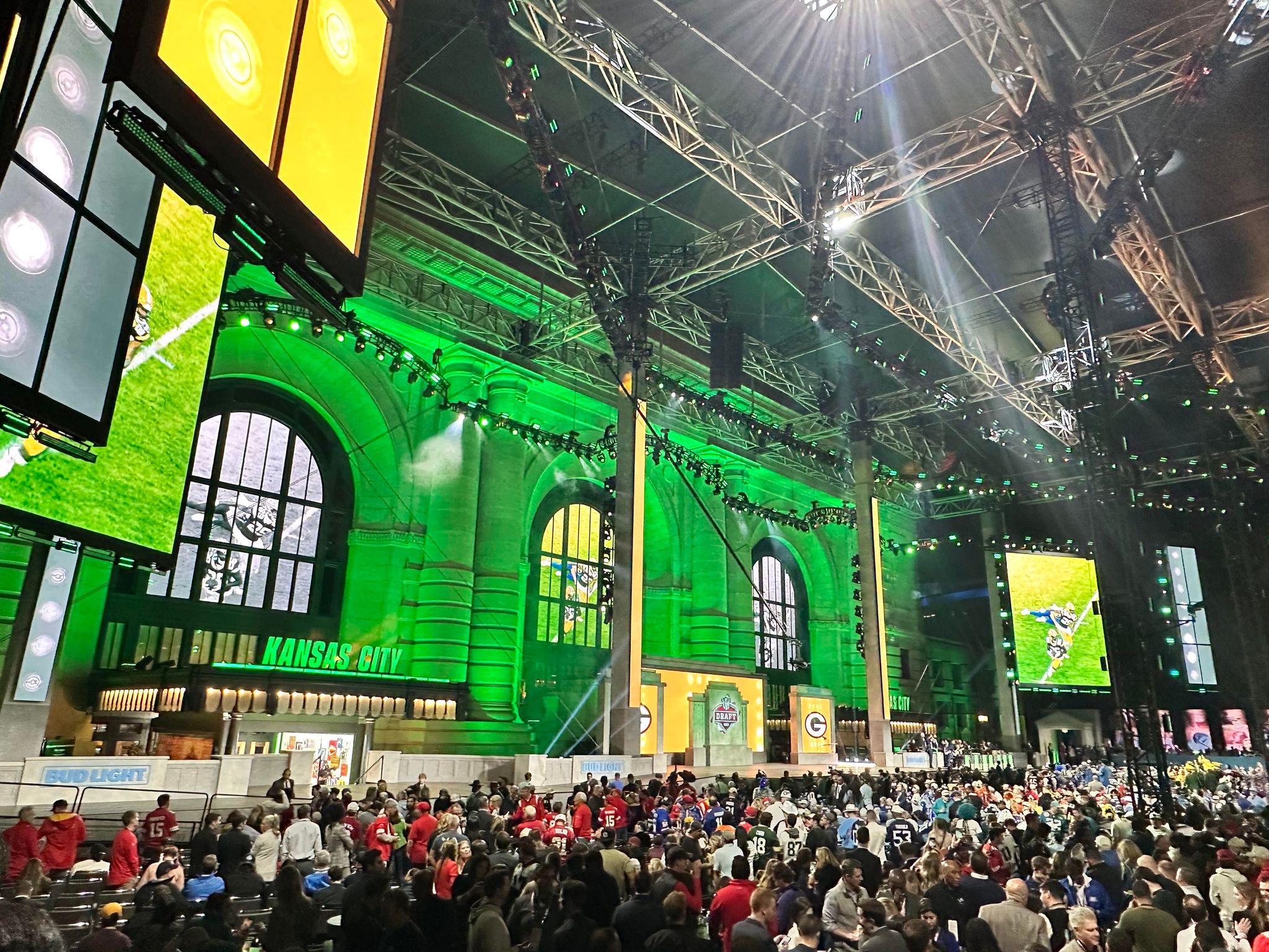 Solution by Thern: NFL Draft Stage Winches and Controls - Thern® Stage ...