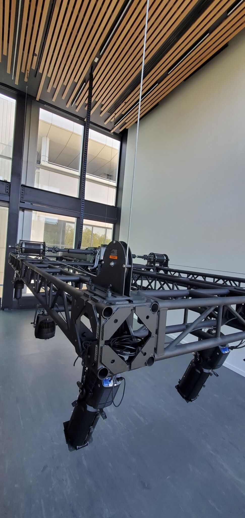 Custom Stage Rigging in an Art Gallery | Thern Stage Equipment