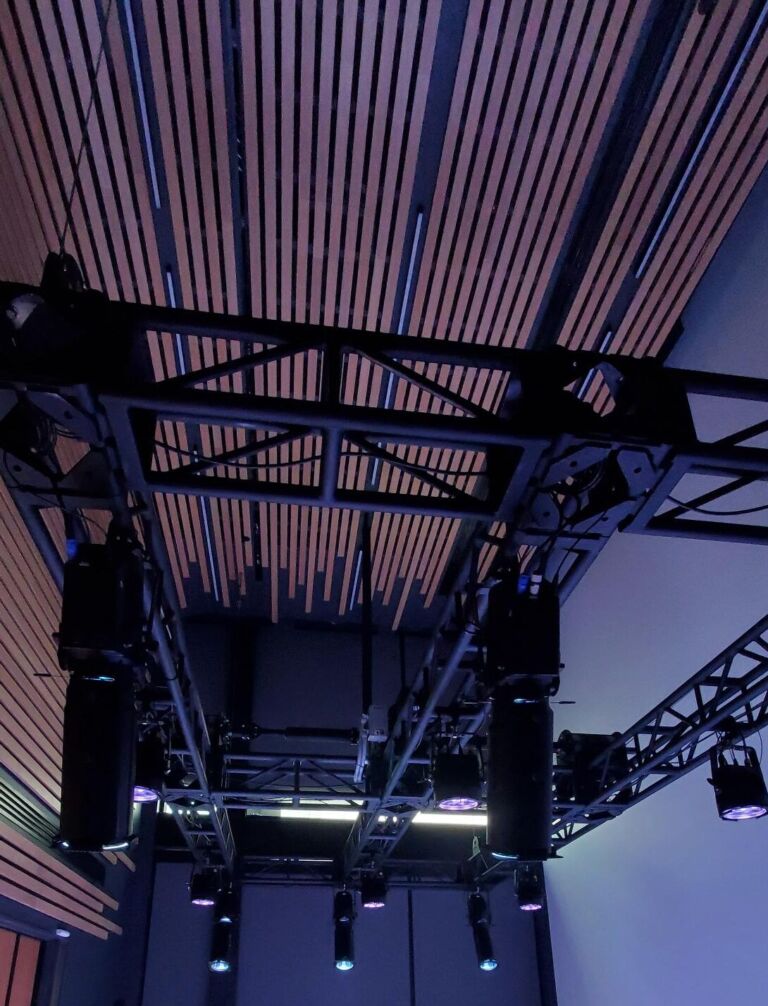 Custom Stage Rigging in an Art Gallery | Thern Stage Equipment