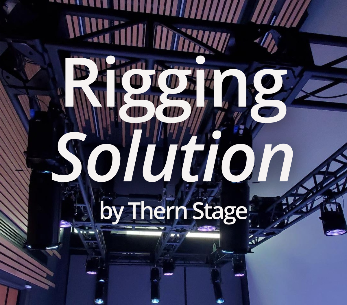 Custom Stage Rigging in an Art Gallery | Thern Stage Equipment